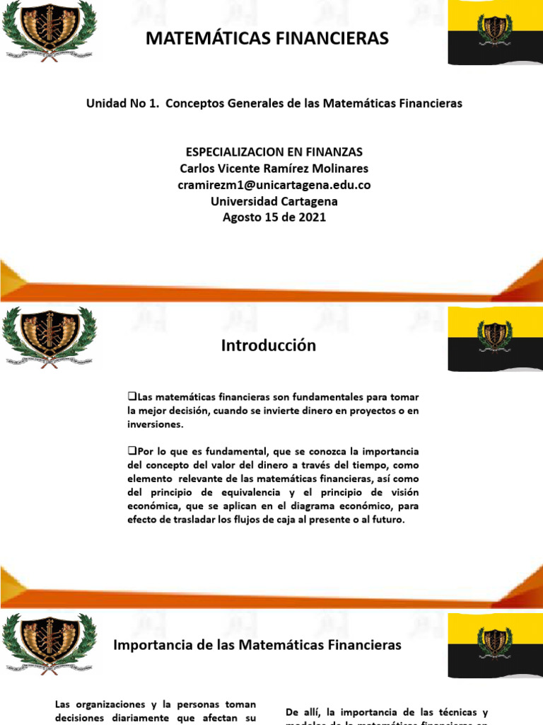 Matfin - 1 | PDF | Interés | Finanzas Matemáticas