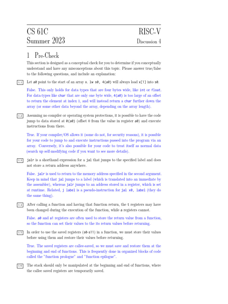 disc04-sols | PDF | Data Type | Pointer (Computer Programming)