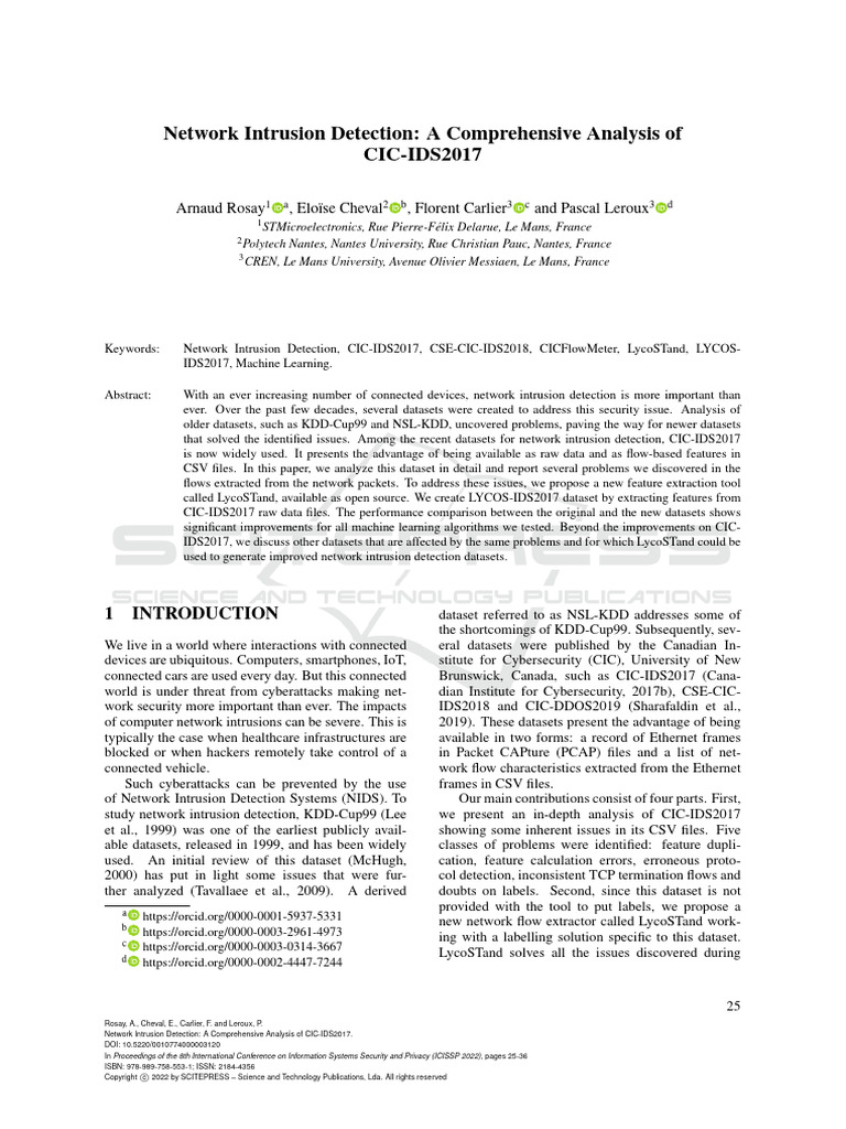 Comprehensive Cic Ids 2017 Dataset Analysis | PDF | Transmission Control Protocol | I Pv6