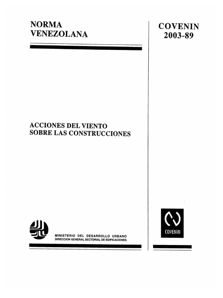 3 Covenin Viento 2003-1989 | PDF
