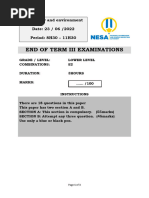 End of Term Ii Ict S2 Exam | PDF | Computer Security | Security