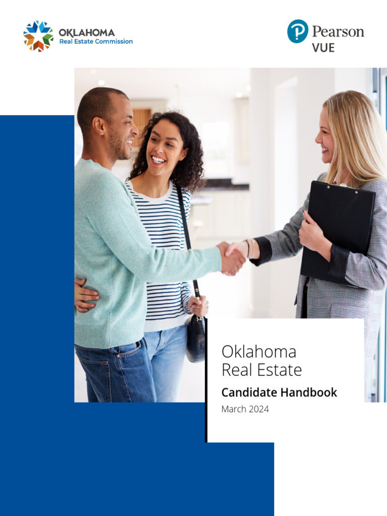Oklahoma Real Estate Exam Handbook 2024 | PDF | Identity Document ...