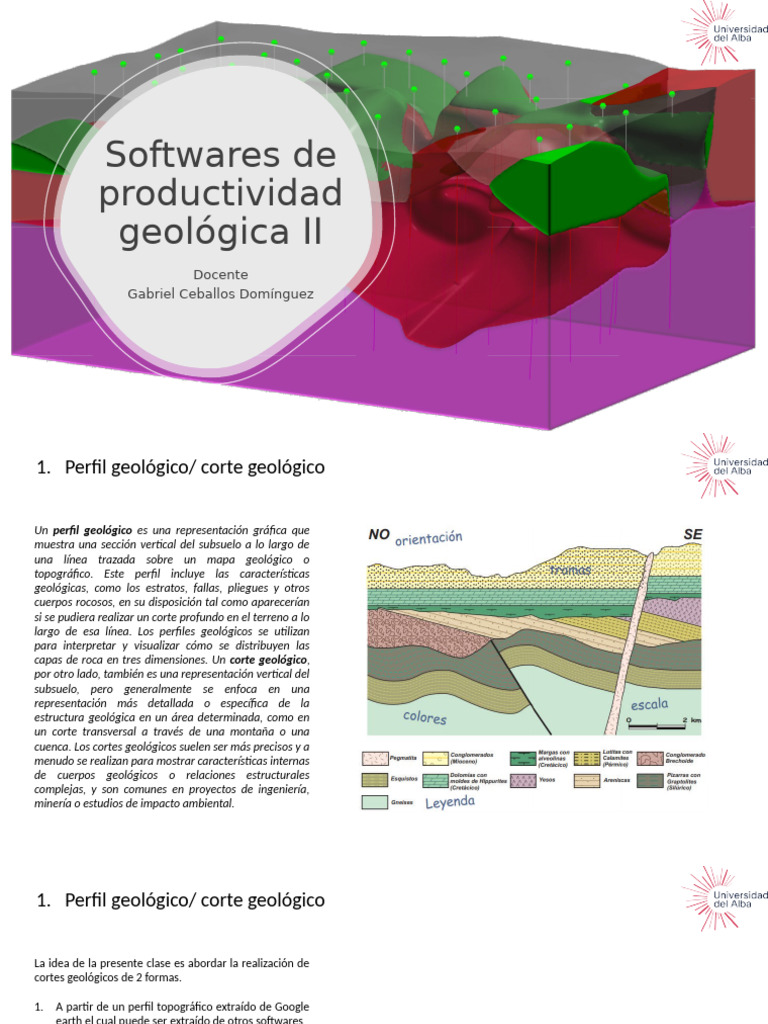 Clase II Perfil Geologico | PDF | Geología | Mapa
