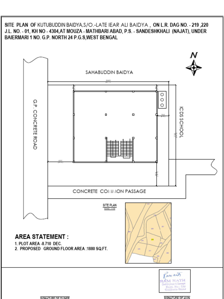 BAIDYA SITE PLAN | PDF