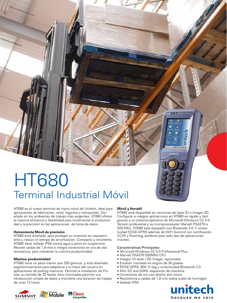 84-UNITECH HT680 BarMax | PDF | Bluetooth | Microsoft