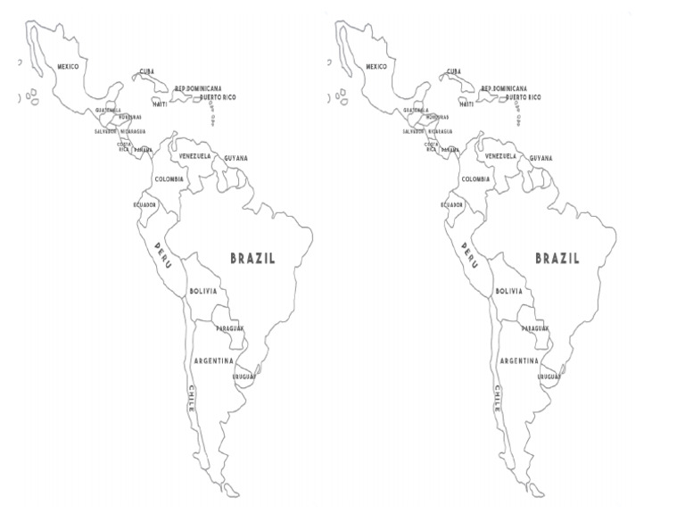 Mapa Latinoamerica | PDF