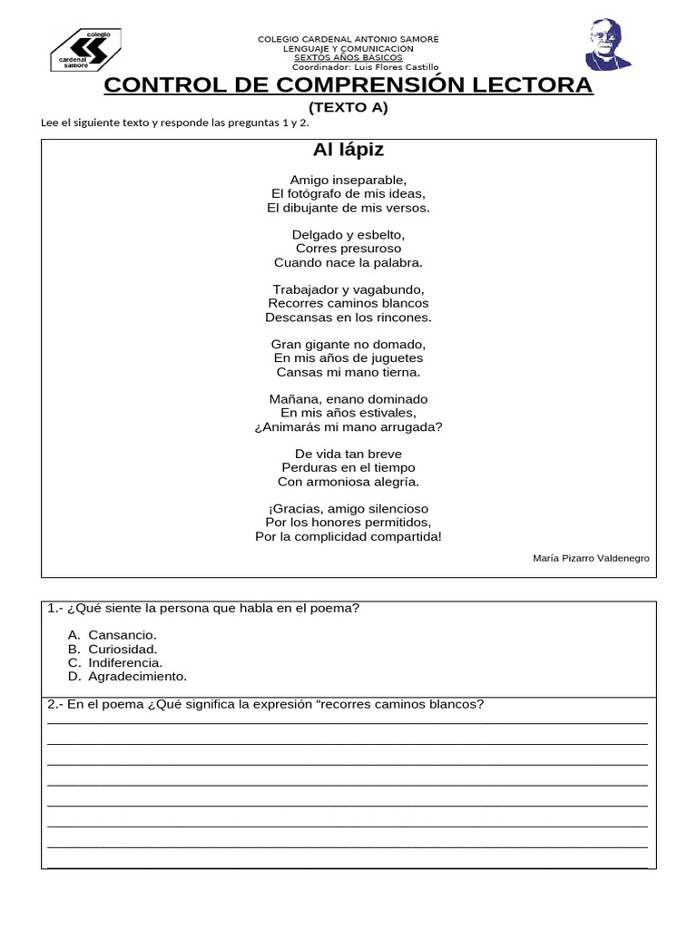 Textos Simce 2024 Sextos | PDF | El Cuervo | Chile