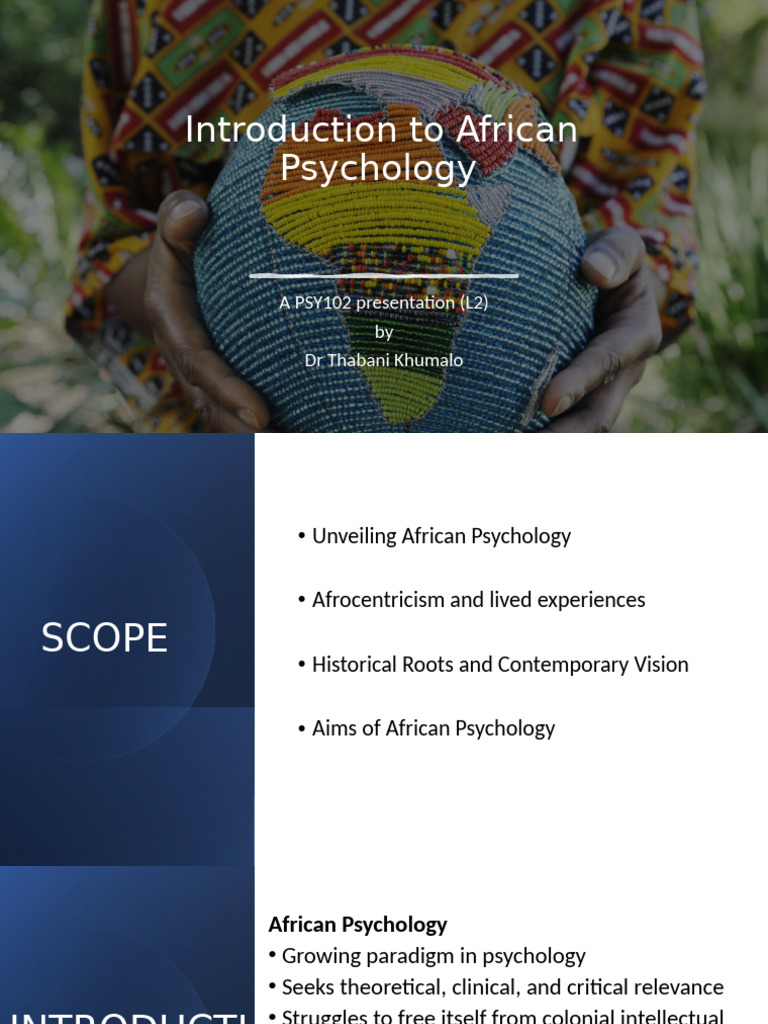 African and Eastern Psychologies - PSYC102 - 2 | PDF | Affect ...