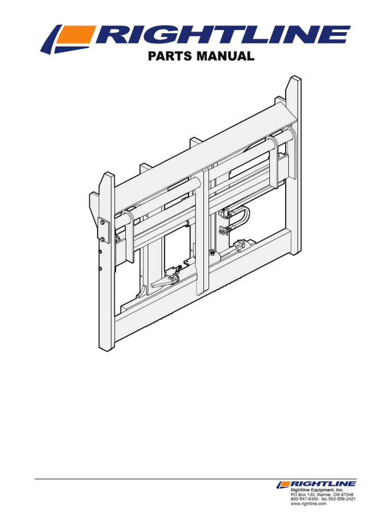Rightline 144611 Parts Manual | PDF | Manufactured Goods | Mechanical ...