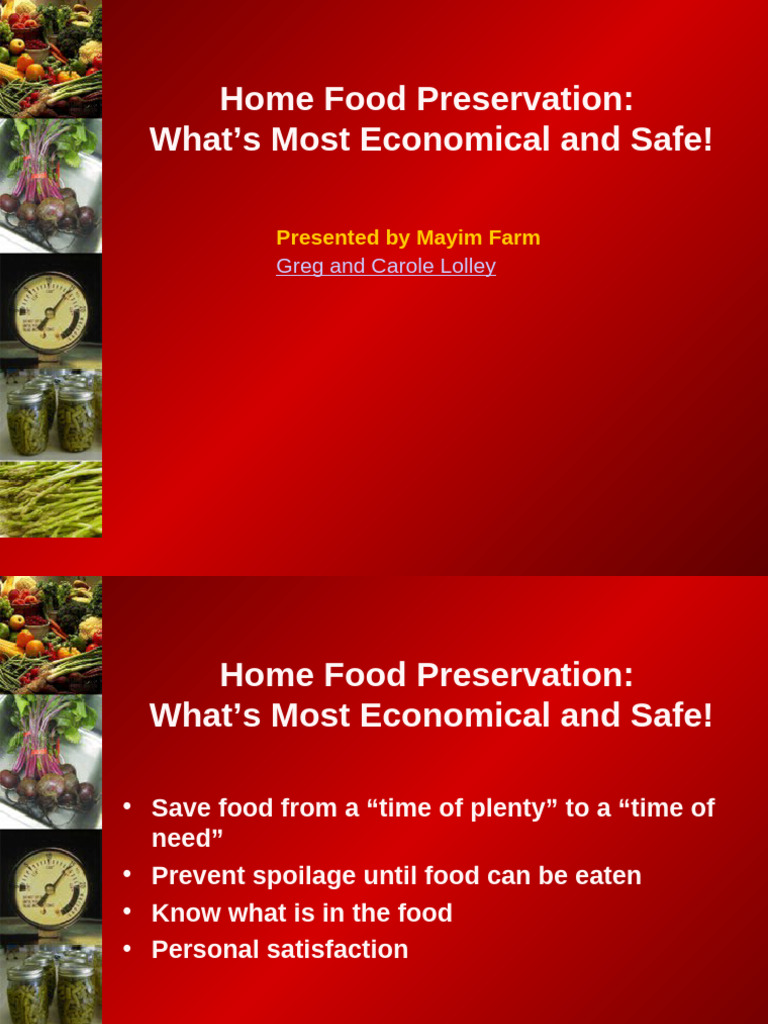 Food Preservation Just Folks | PDF | Food Preservation | Fermentation