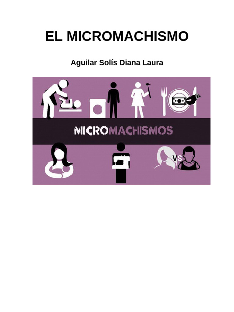 Combatir el Micromachismo: Claves y Ejemplos | PDF | Comportamiento ...
