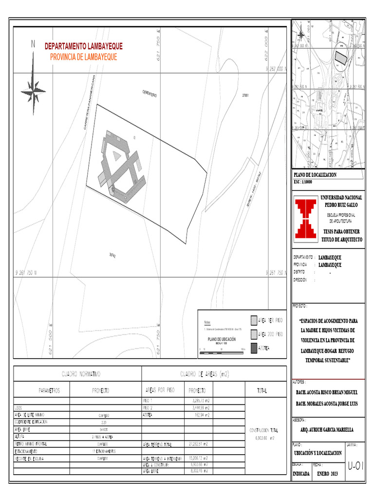 Plano de Ubicacion | PDF | Geodesia