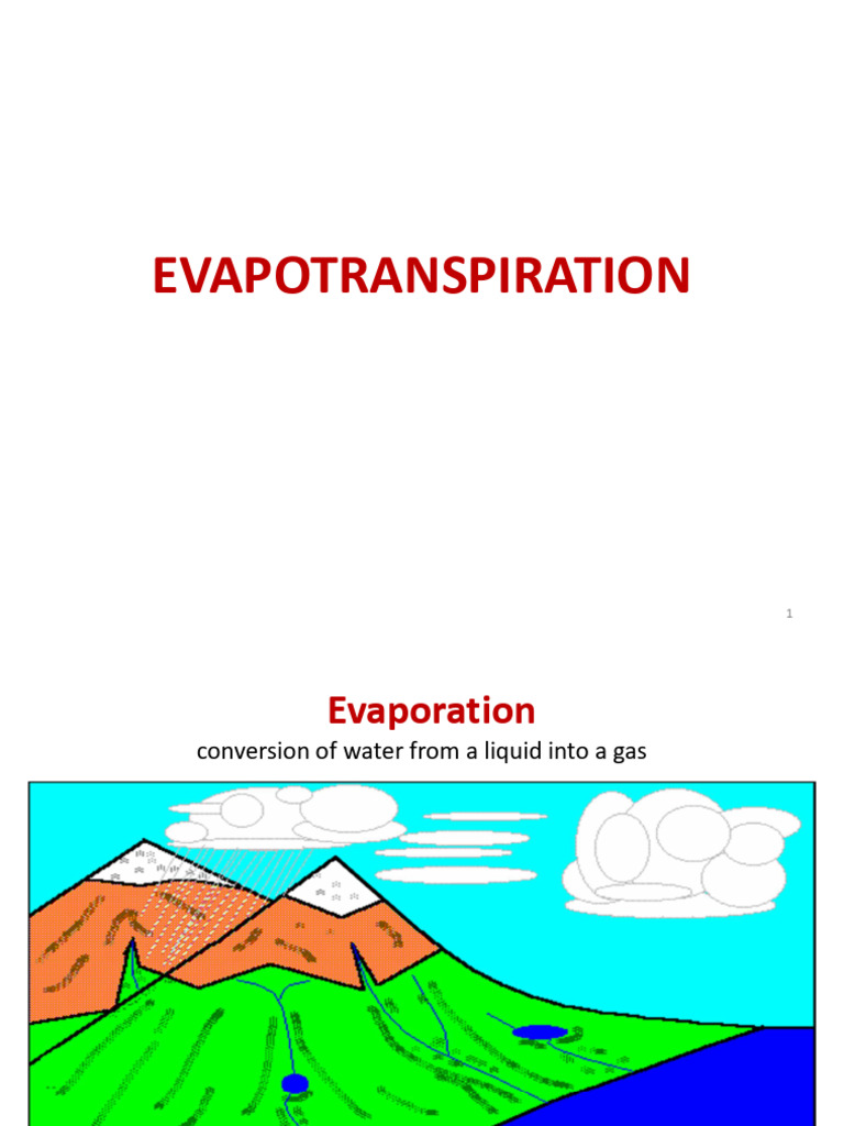 Ch 03 | PDF | Evaporation | Evapotranspiration