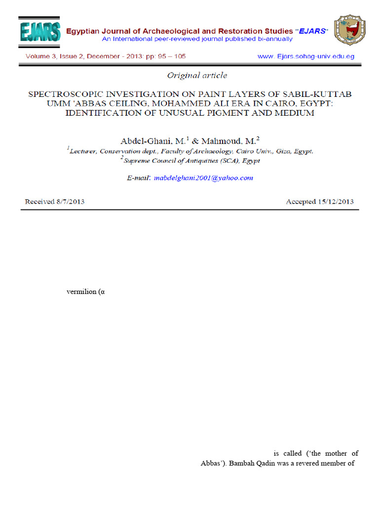 Abdel-Raouf, Ali, (2014) - Cairo Tower Building | PDF | Paint | Raman ...