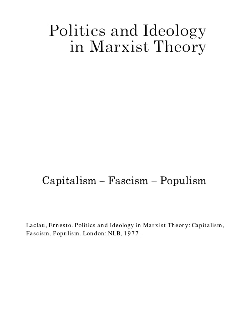 Politics and Ideology in Marxist Theory | PDF | Capitalism | Marxism