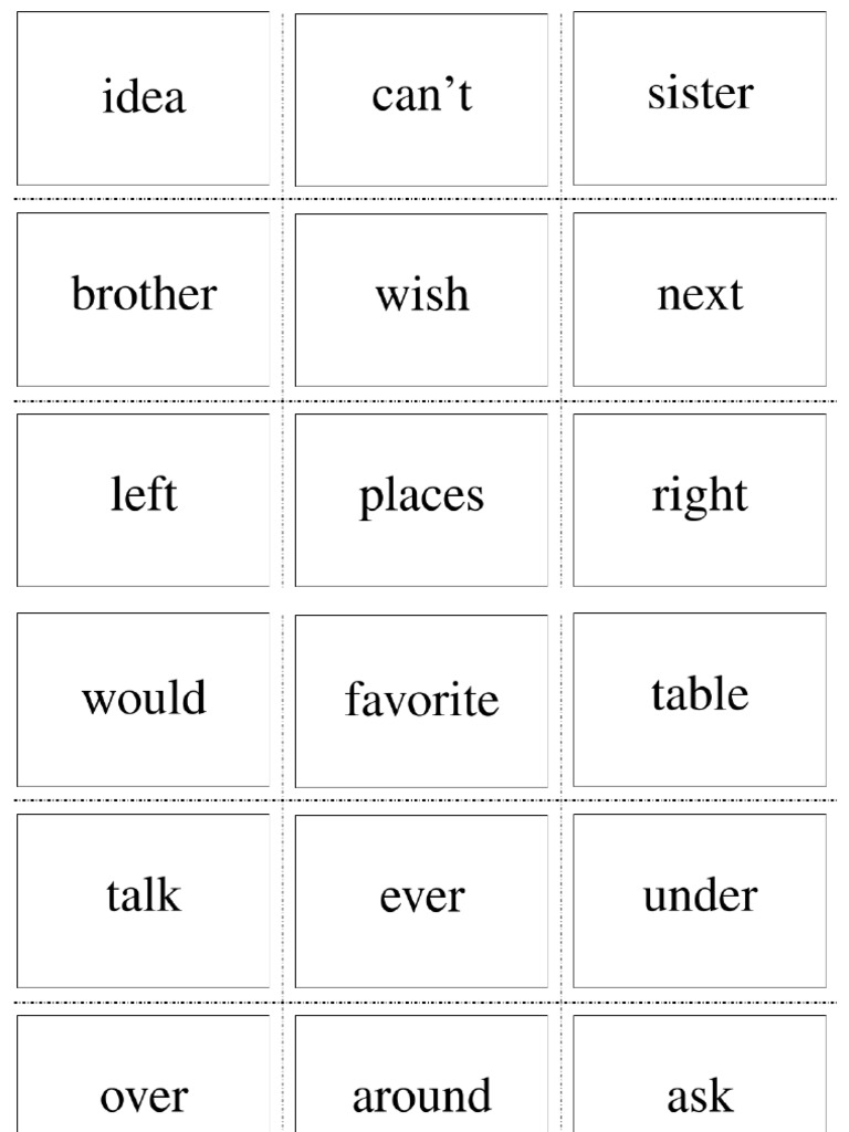 First Grade T3 Sight Words 19-25 | PDF