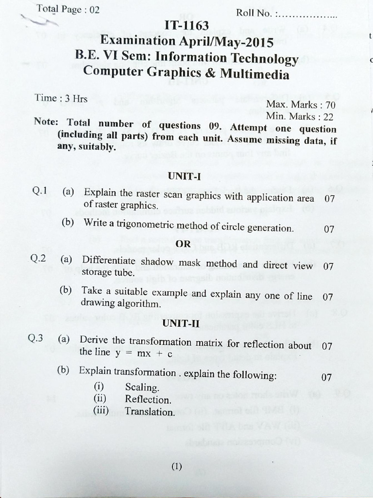 CGM Paper 1 | PDF