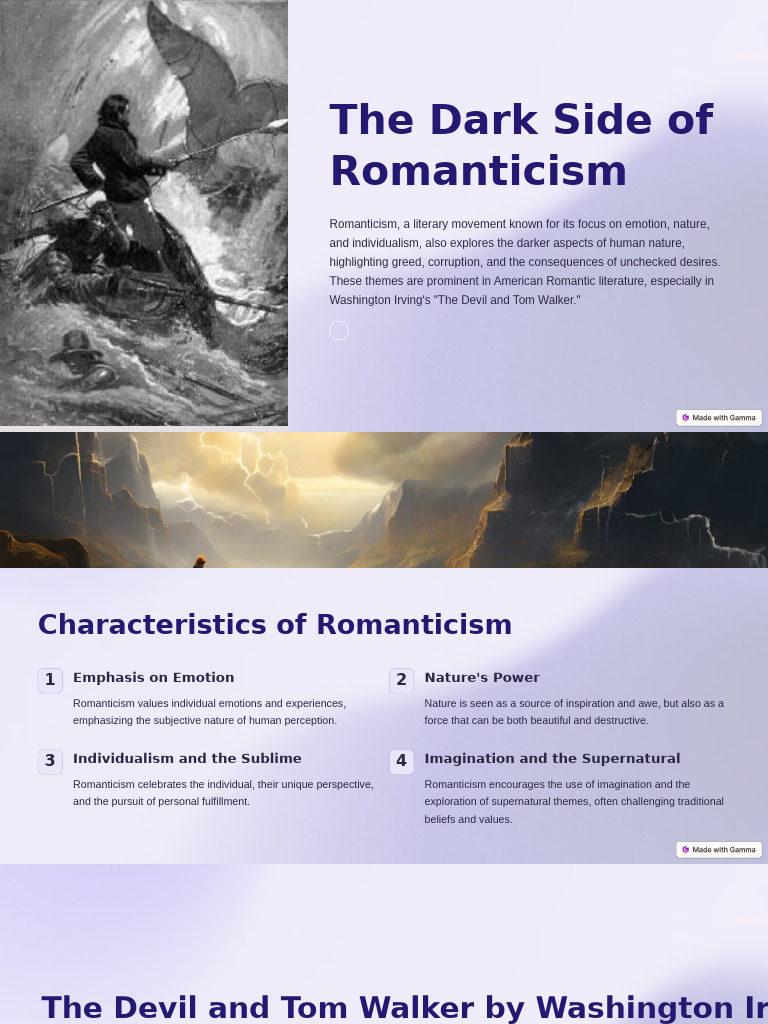 The Dark Side of Romanticism | PDF | Romanticism | Greed