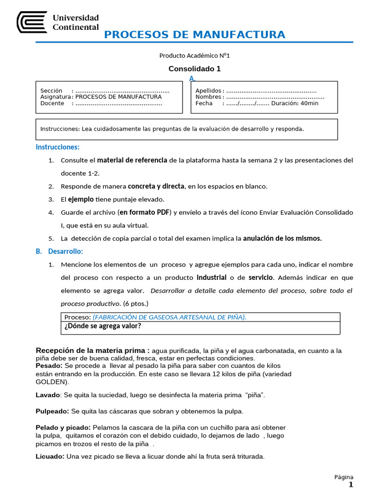 Pa1 Procesos de Manufactura | PDF | Agua | Infrarrojo