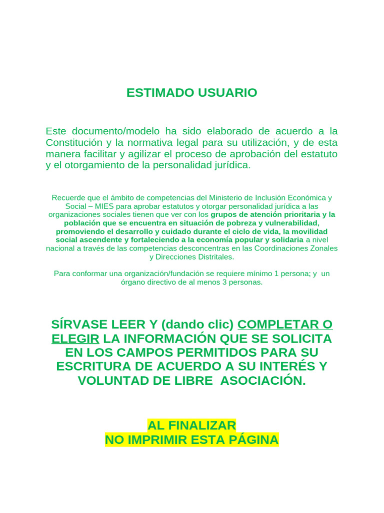 ESTATUTOS - CPP - Revisión Última Karen | PDF | Fundación (sin fines de lucro) | Sicología