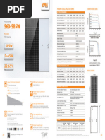 Data Sheet-144 HC - Bifacial TOPCON Dual Glass 560-590 WP | PDF | Solar ...