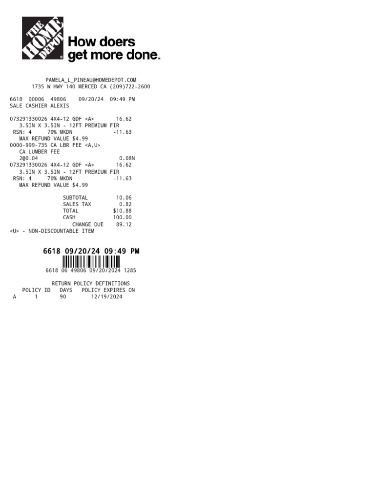 Home Depot | PDF