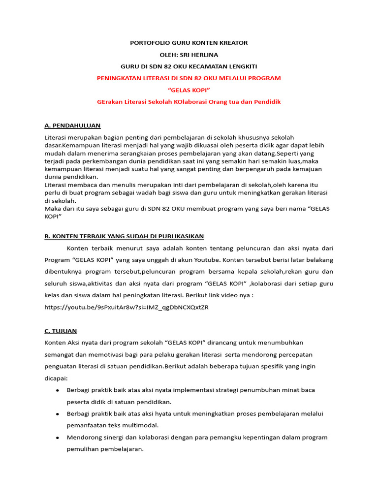 POTOFOLIO GKK SRIHERLINA - Removed | PDF