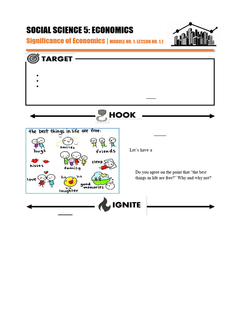 Lesson 1 1.1 Significance of Economic Study | PDF | Economics ...