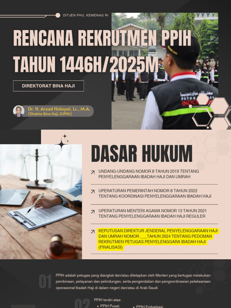 Rencana Rekrutmen PPIH 1446 2025 | PDF