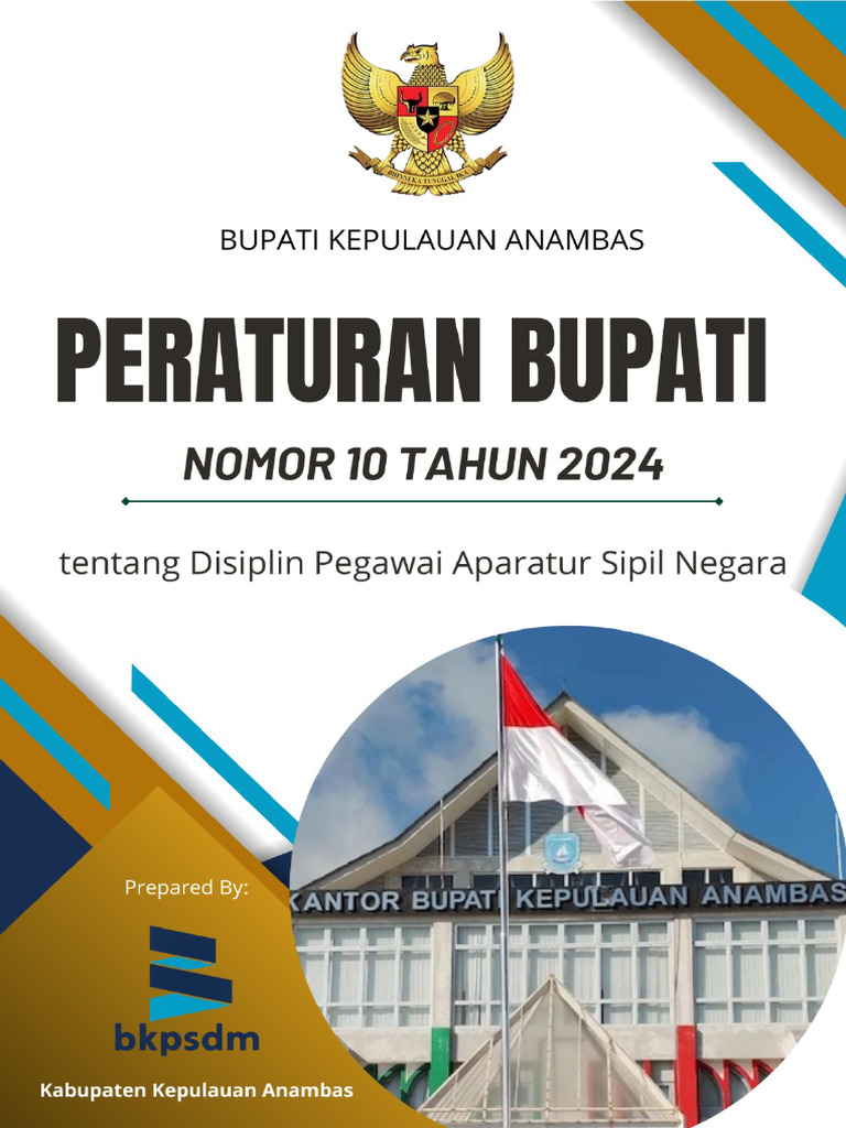Perbup No 10/2024: Disiplin ASN Anambas | PDF