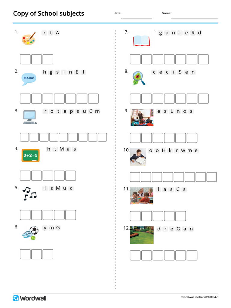 School Subjects Overview Document | PDF | Foreign Language Studies