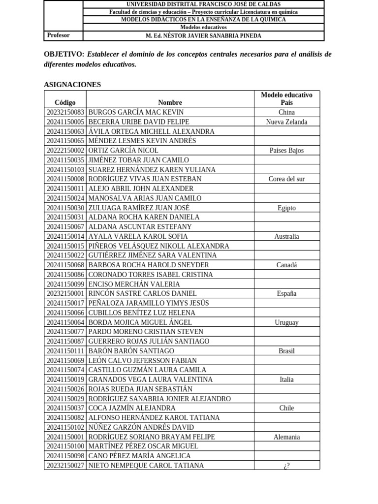 EC1 Modelos educativos 2024-3 | PDF | Aprendizaje