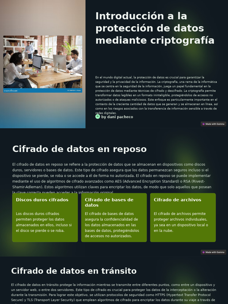 Introduccion A La Proteccion de Datos Mediante Criptografia | PDF | Contraseña | Cifrado