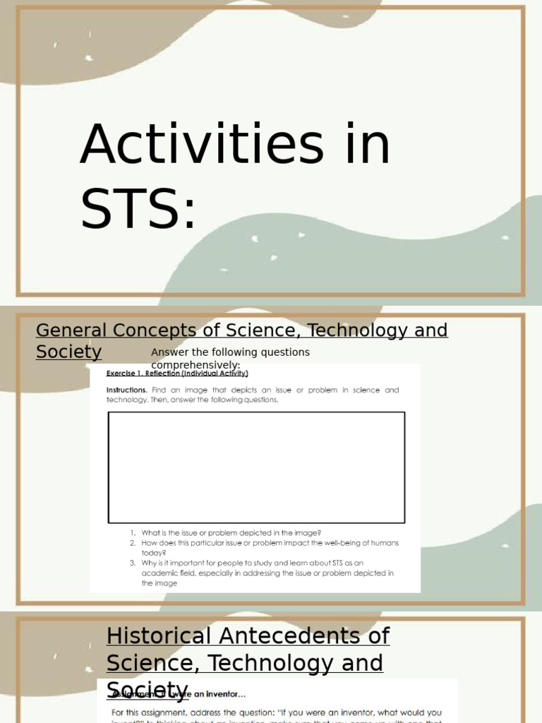 Sts Compilations of Activities | PDF