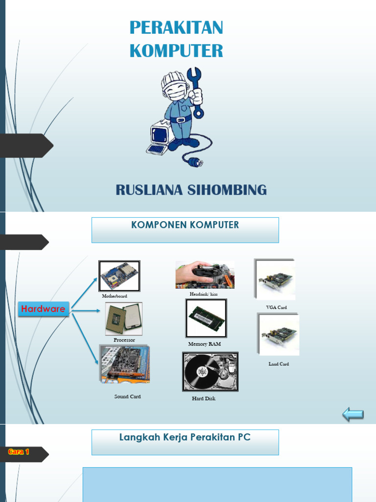 Persentasi - Perakitan Komputer | PDF
