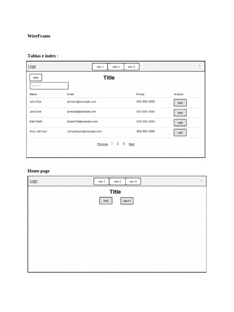WireFrame | PDF