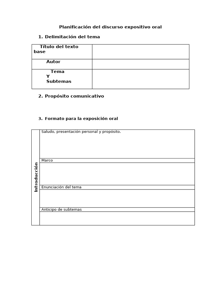 CPT2 Formato Discurso Oral | PDF | Crecimiento personal y profesional ...