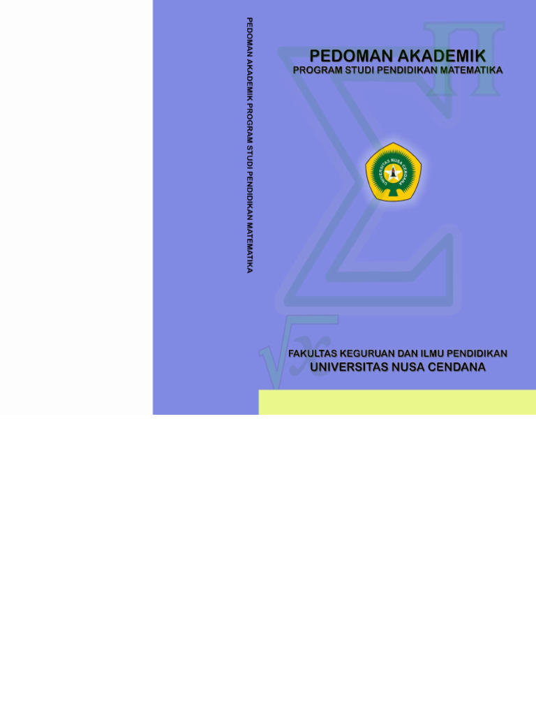 Buku Pedoman Prodi Mat Revisi 2023 | PDF