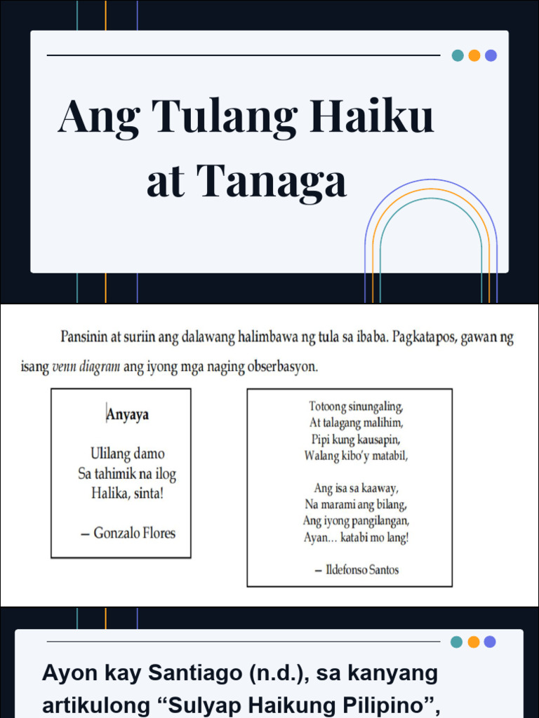 Haiku at Tanaga | PDF