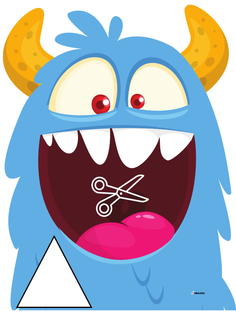 El Monstruo de Las Vocales PDF | PDF