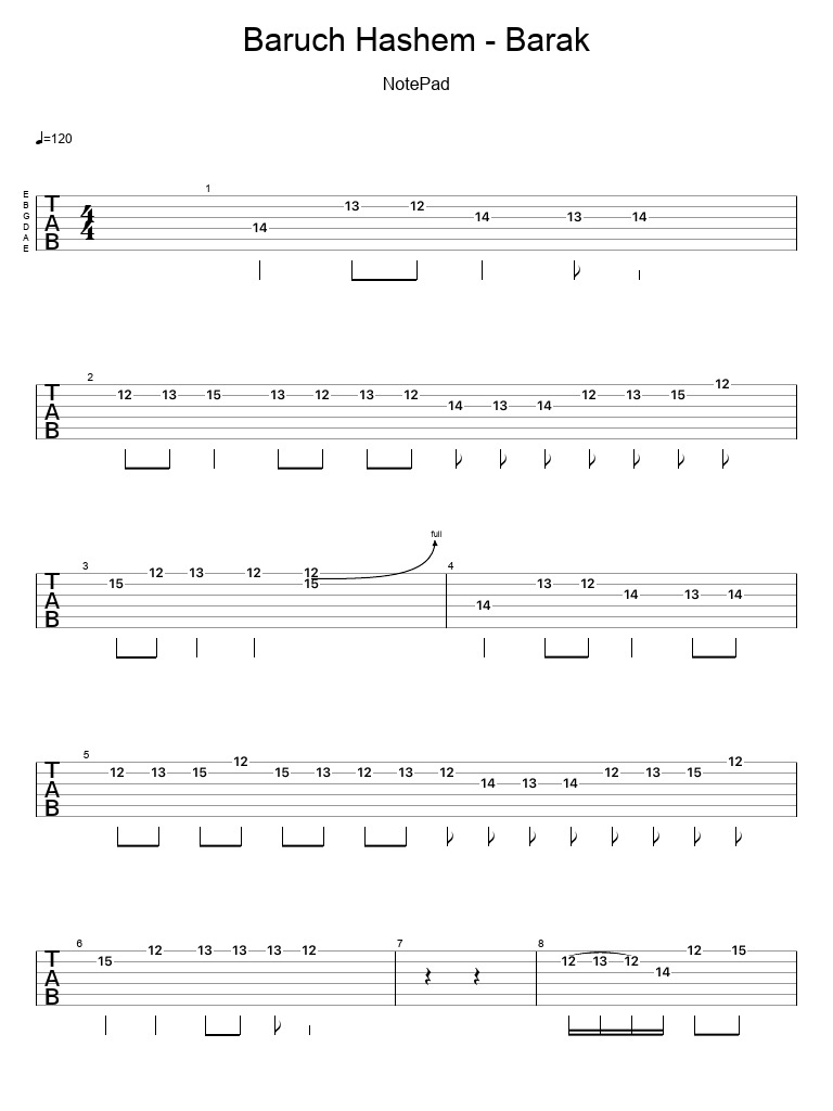 Baruch Hashem - Barak | PDF