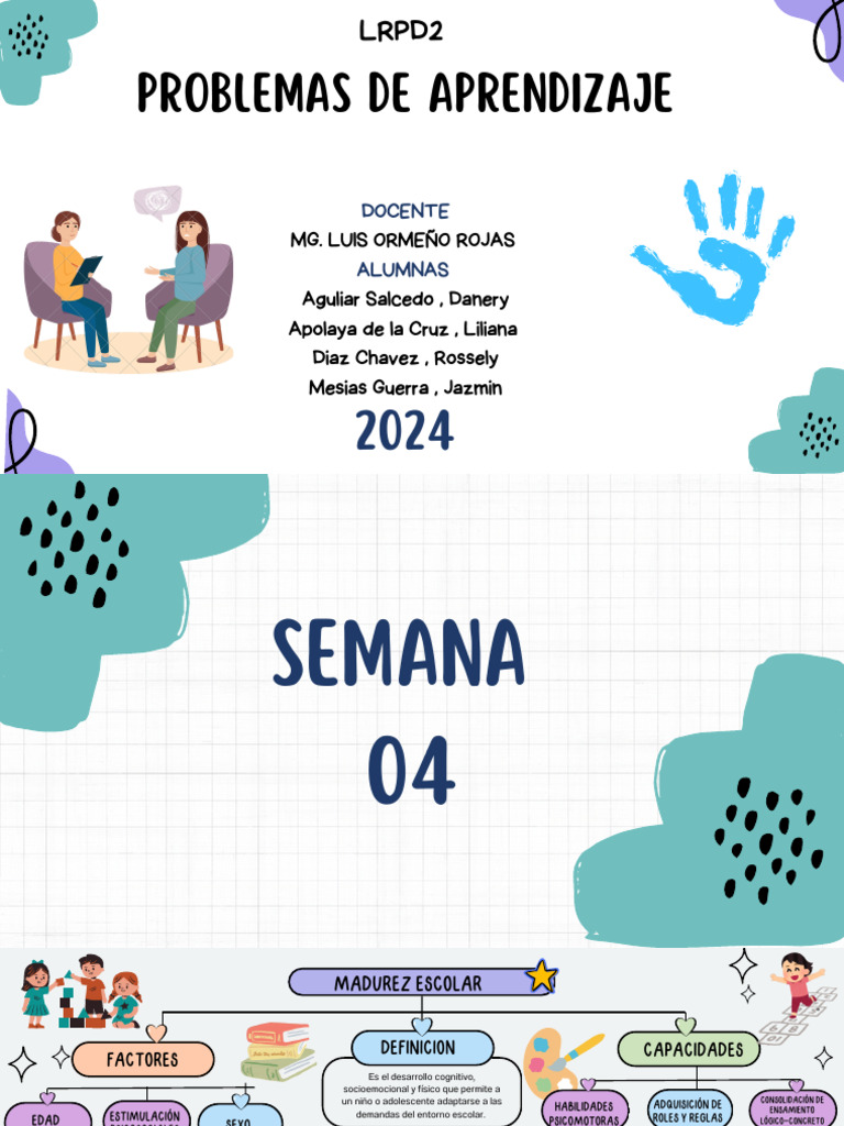 LRPD 2 - Problemas de Aprendizaje | PDF | Desorden hiperactivo y deficit de atencion | Aprendizaje