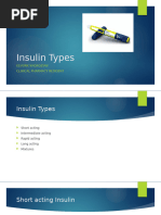Insulin Cheat Sheet | PDF