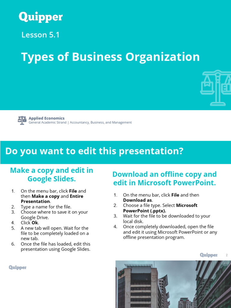 AEC 12 Q1 0501 PS Types of Business Organization | PDF | Sole ...
