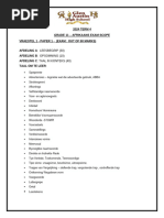 Afrikaans Afkortings, Verkortings en Akronieme Worksheet | PDF