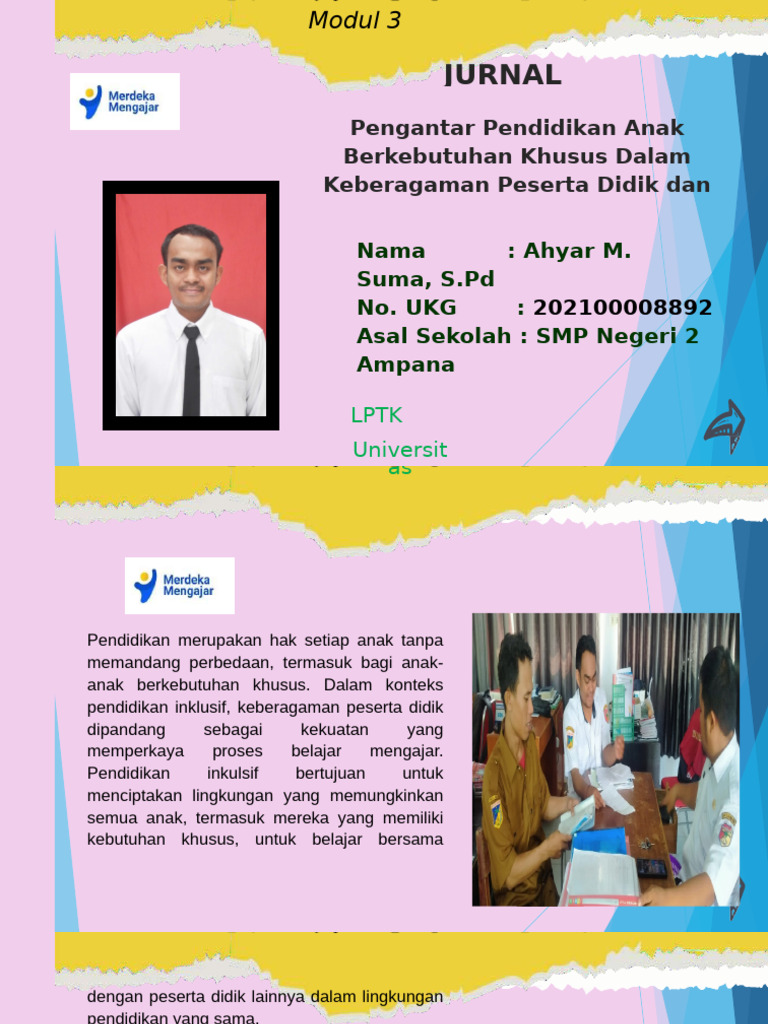 Modul 3. Pembelajaran Inklusif - Surianto | PDF