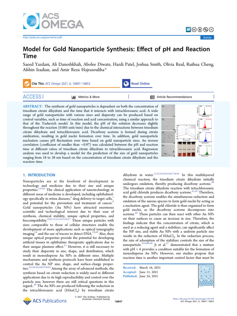 ao1c01418 | PDF | Physical Sciences | Chemistry