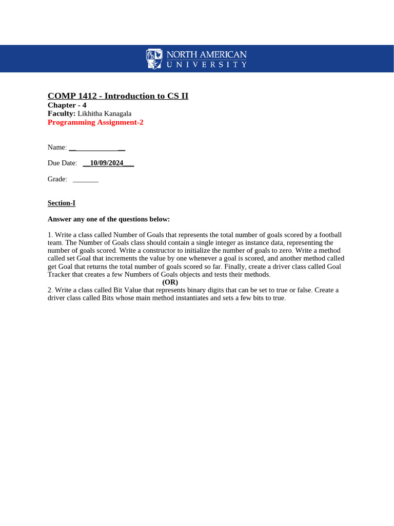 Programming Assignment-2 | PDF Programming Assignment-2 | PDF
