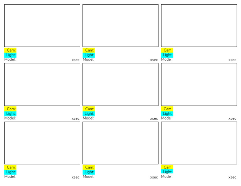 WGD Blank Storyboard Template | PDF | Home & Garden | Technology ...