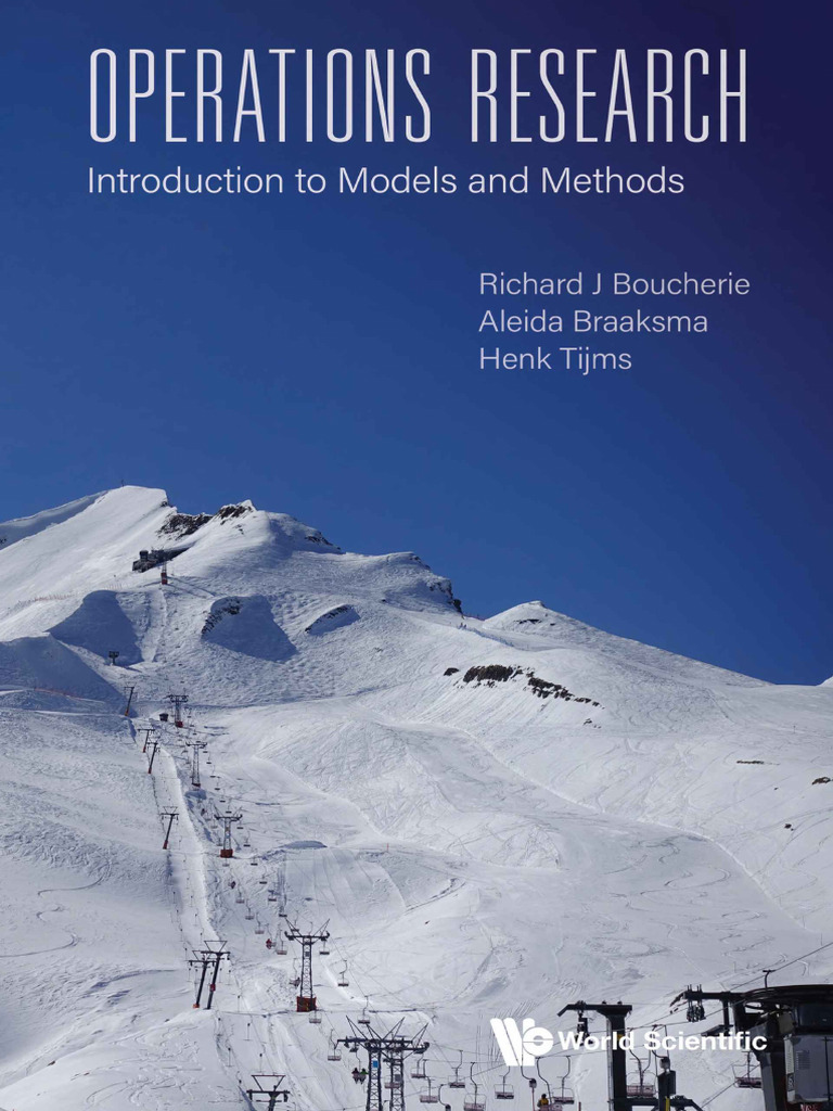Operations Research Introduction To Models And Methods World